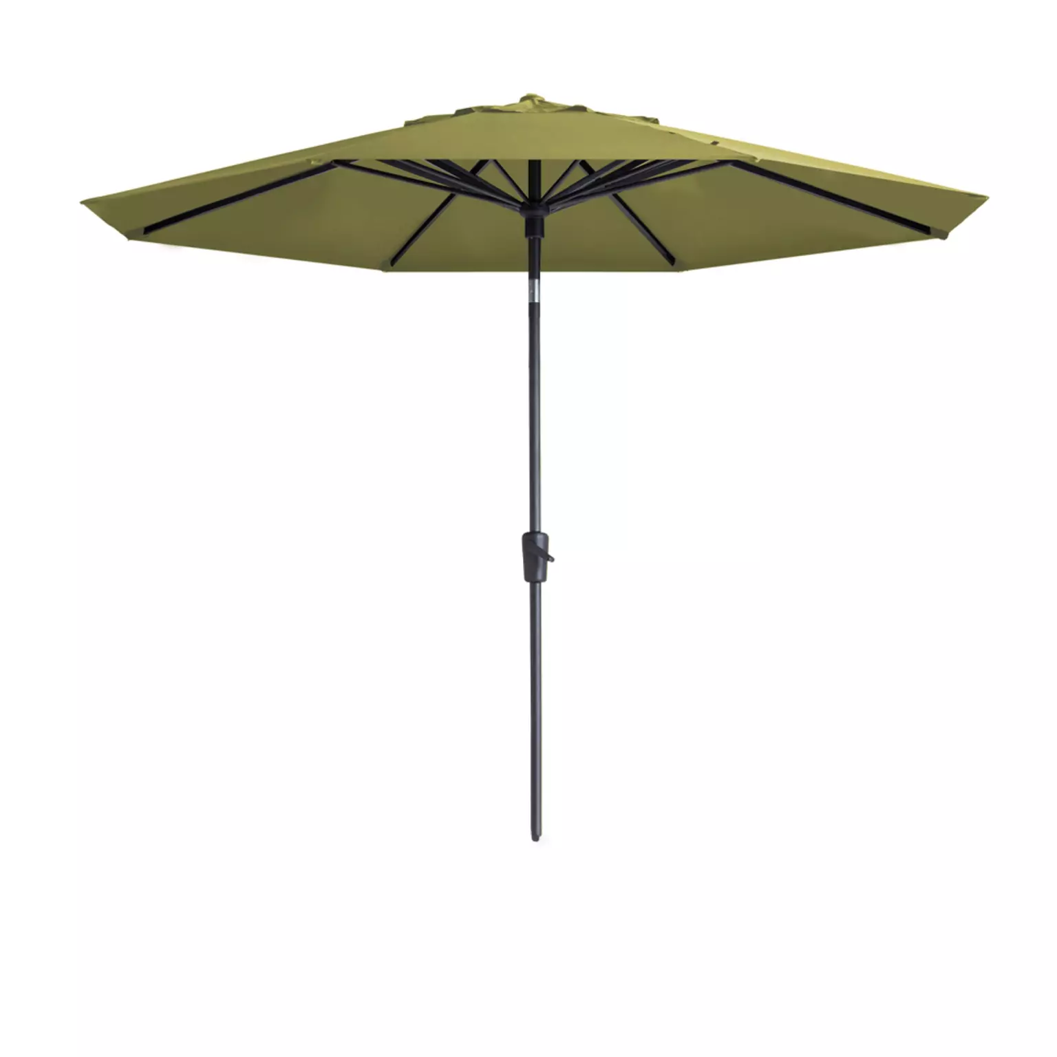 Grote Parasol Paros II 3M A Tilt Groen van Madison - Tuinmeubels.nl