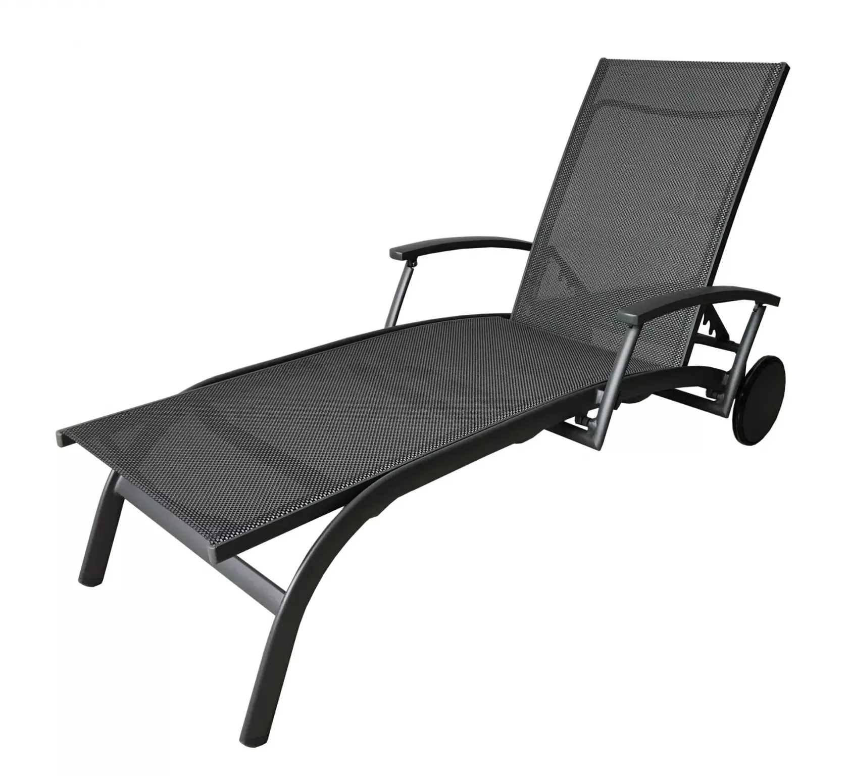 Ligbed Vito Grijs Verstelbaar Aluminium Tuin Bed Buiten Vita ...